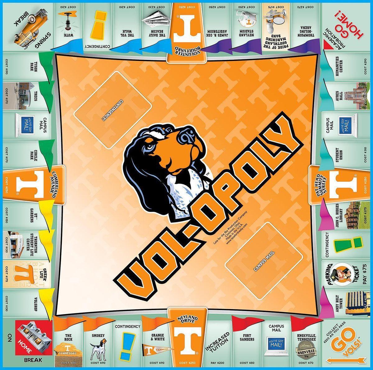 Vol-opoly Tennessee Monopoly Board Game – livesearch